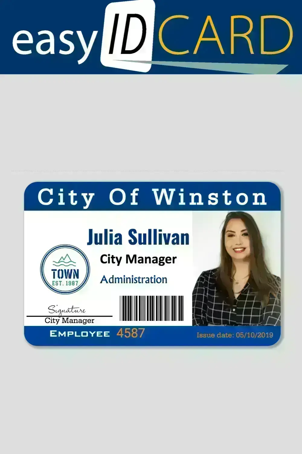 Over 250+ FREE ID Card Templates | Make your own | EasyIDCard.com