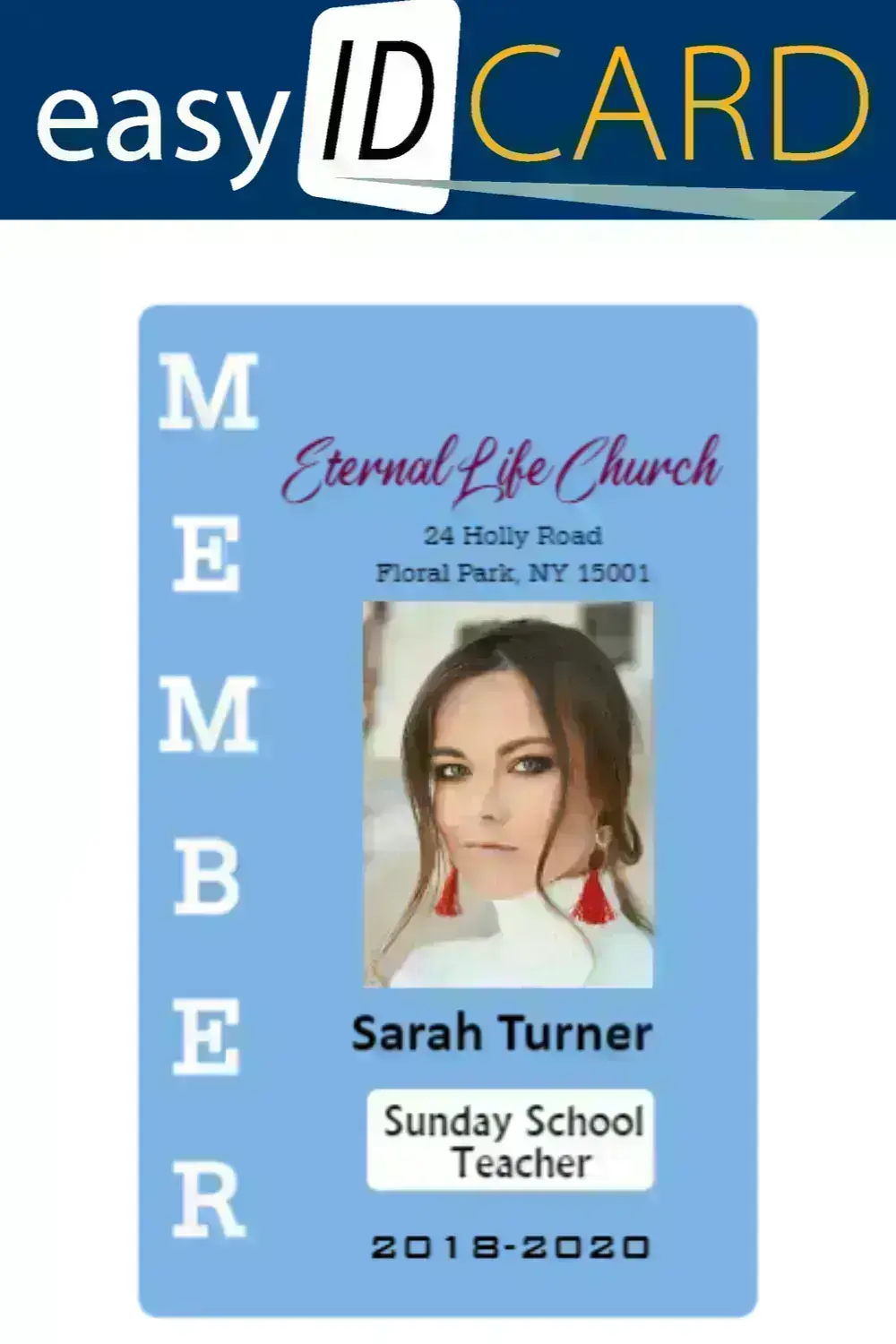 Over 250+ FREE ID Card Templates | Make your own | EasyIDCard.com