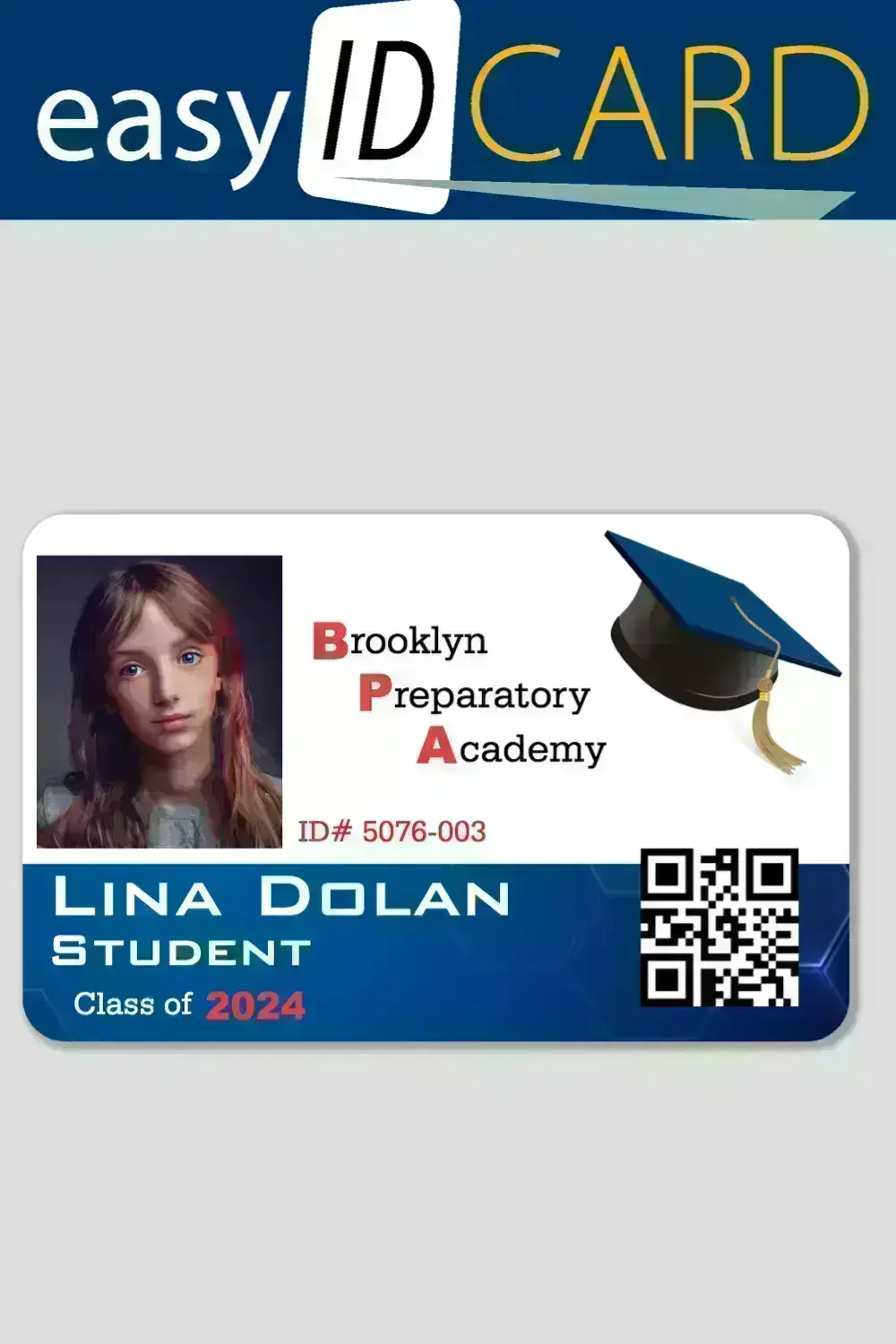 Faculty ID Cards | Online ID card creator with many ID badge templates ...